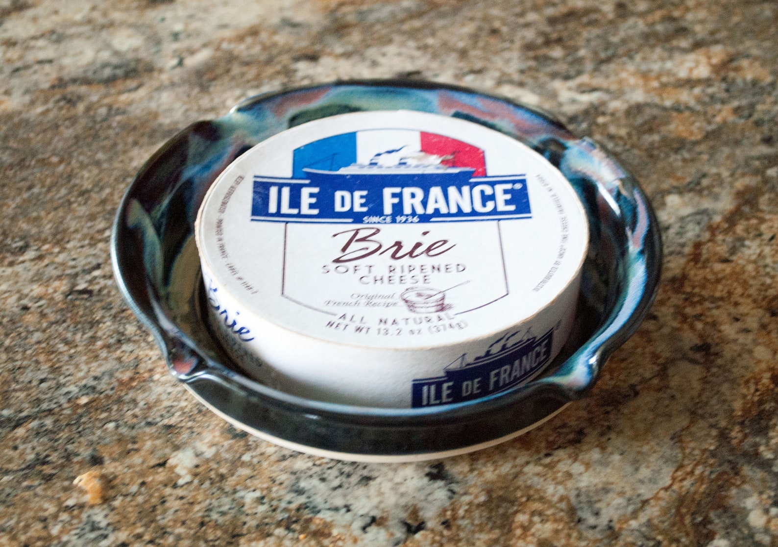 13 Oz Brie Baker, Handmade Ceramic Dish: Black Glaze - Etsy