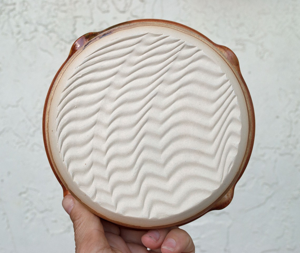 Brie Baker 8 Oz Ceramic/ Pottery Red Gold / Orange | Etsy