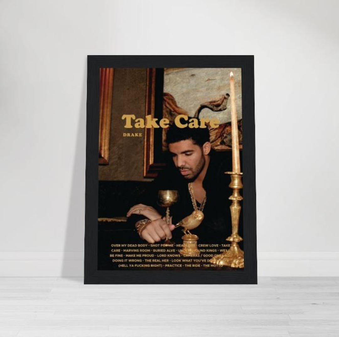 Drake Poster / Take Care Poster, Album Cover Poster Poster Print Wall Art, Custom Poster, Home ...