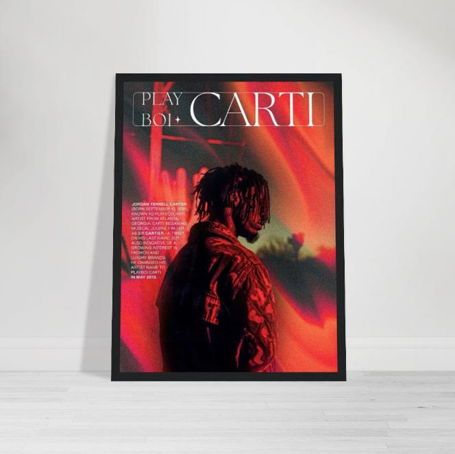 Playboi Carti Poster Rap Poster, Hip-hop Poster - Etsy