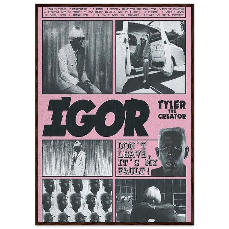 Tyler, the Creator / Vote Igor Poster / Album Cover Poster Photo Poster ...