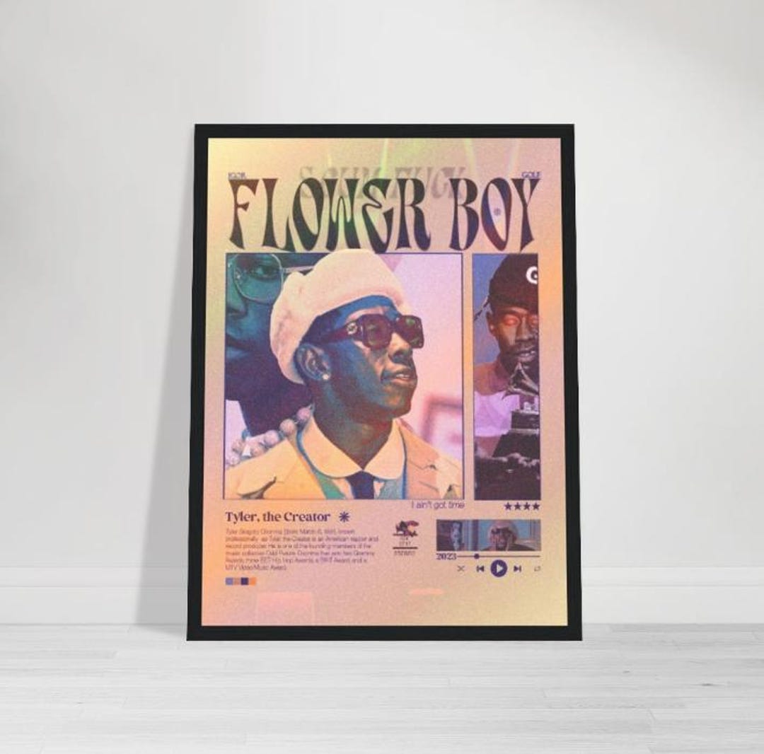 Tyler, the Creator Poster Rap Poster, Hip-hop Poster/ Gifts / Music ...
