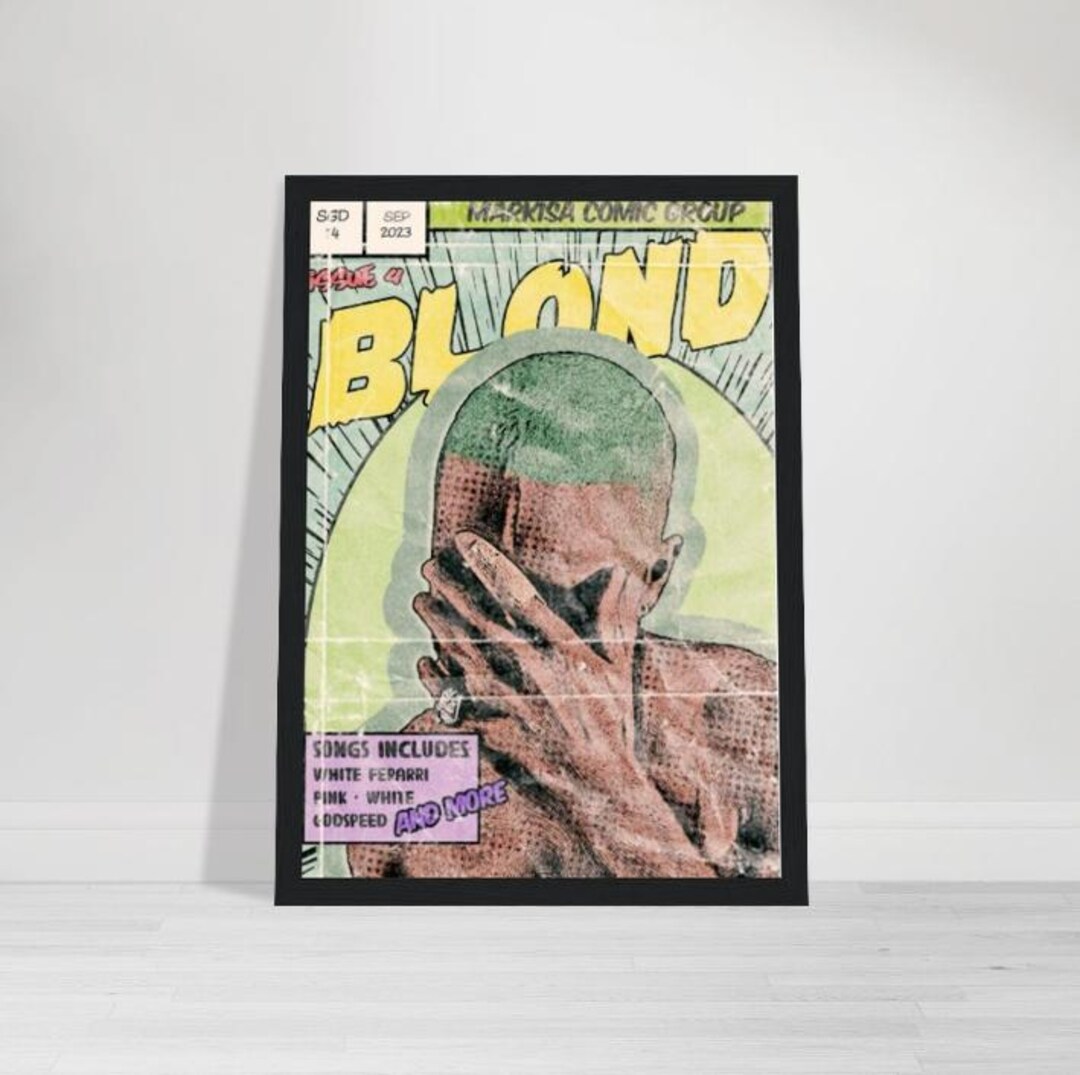 Frank Ocean Posters / Blonde Poster / Blonde Tracklist / Album Cover ...