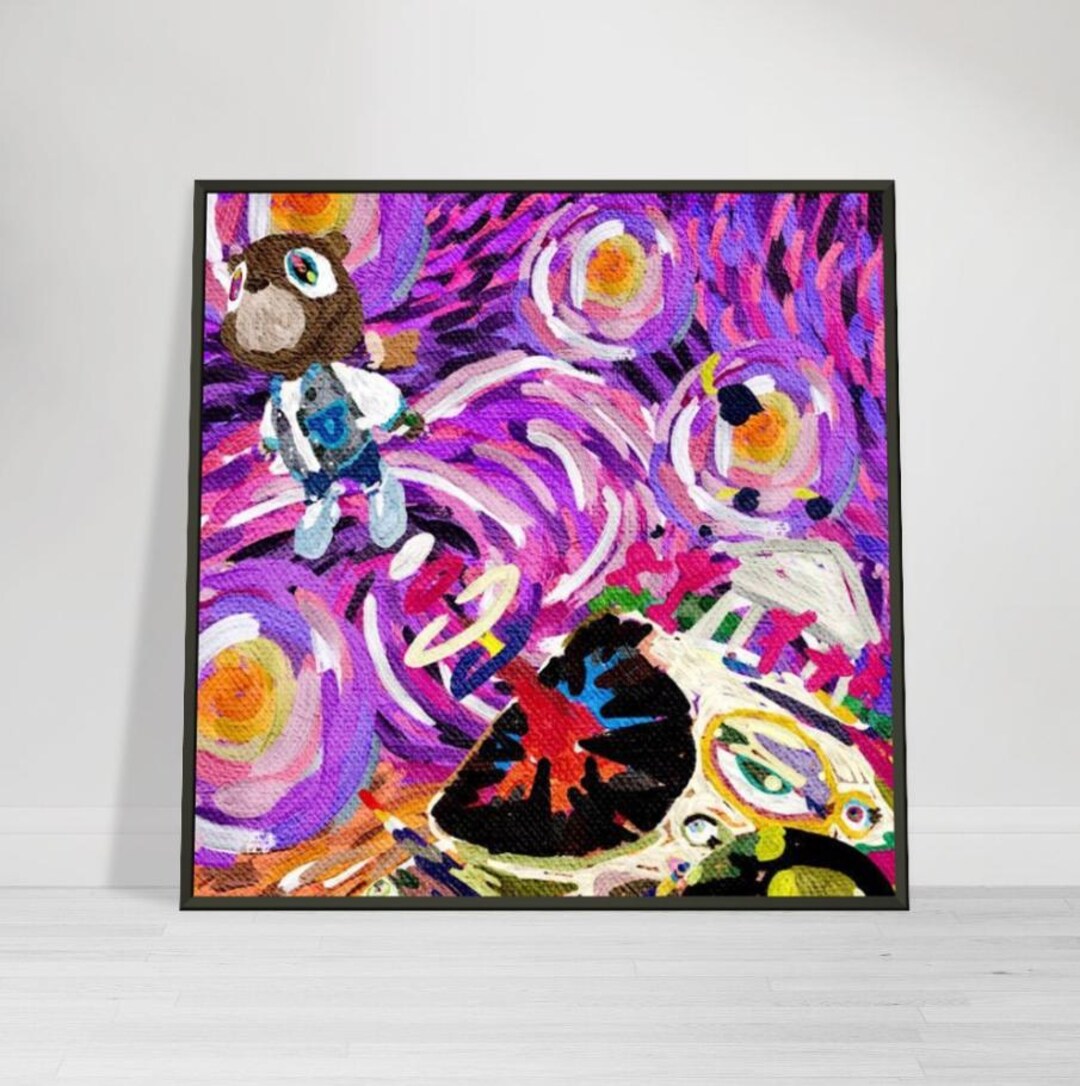 Graduation Album Cover Canvas,rapper Graduation Album Print, Album ...