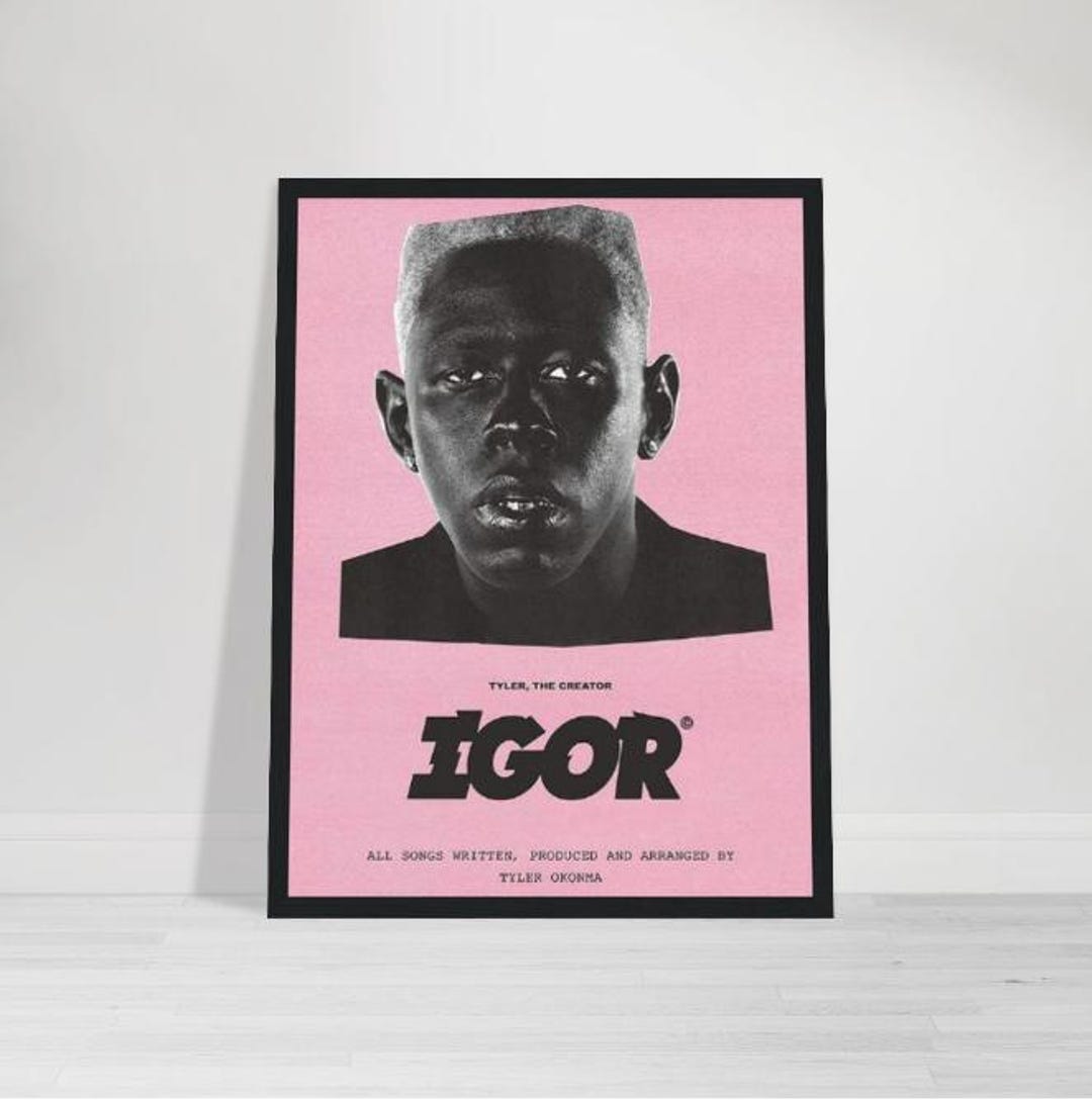 Tyler the Creator Print Igor Hip Hop Album Cover Poster Hip Hop Wall ...