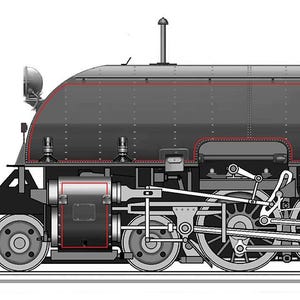 NSWGR AD60 Beyer Garratt Articulated Steam Locomotive Pictorial Digital ...