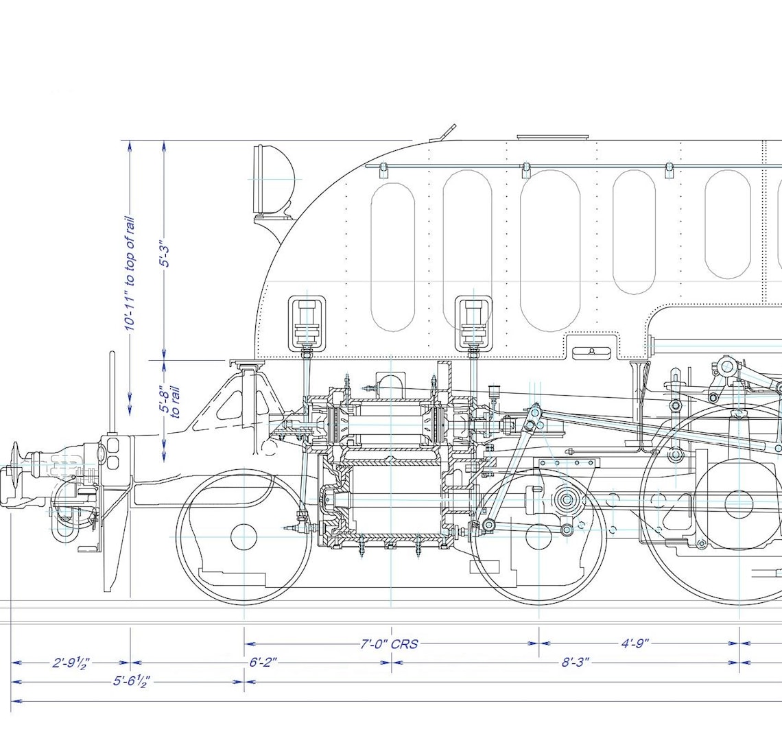 NSWGR AD60 Beyer Garratt Articulated Steam Locomotive Engineering Digital Drawing - Etsy