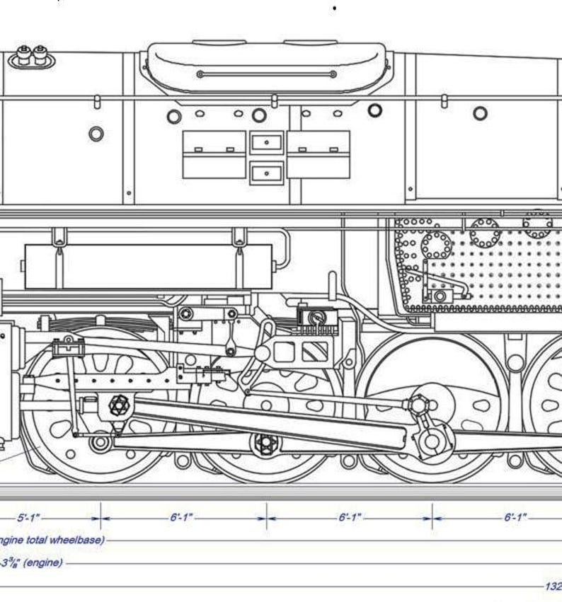 USA Big Boy Articulated Steam Locomotive Digital Engineering Line ...