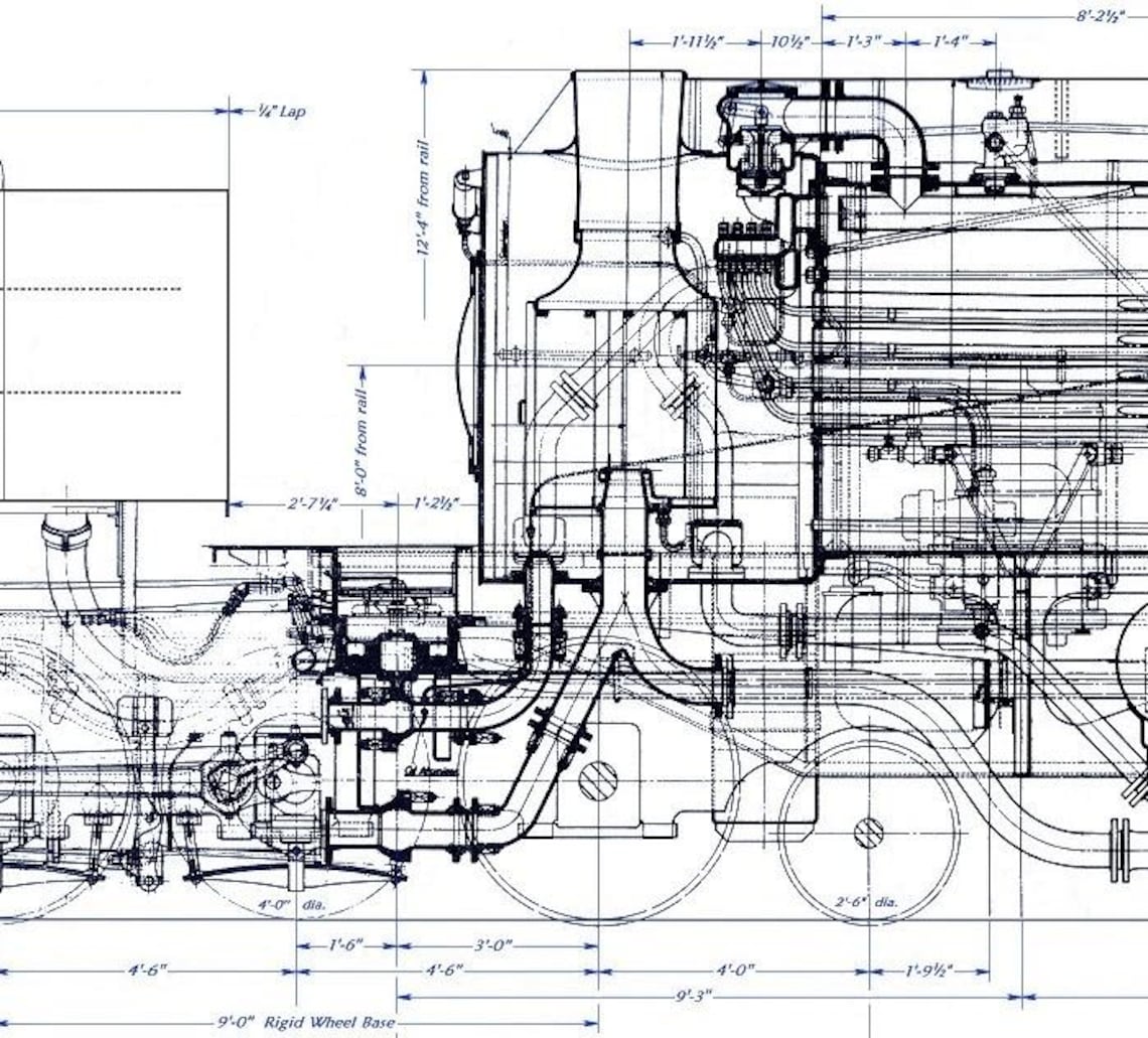 Australian Standard Garratt (ASG) Articulated Narrow Gauge Steam Locomotive Digital Engineering ...