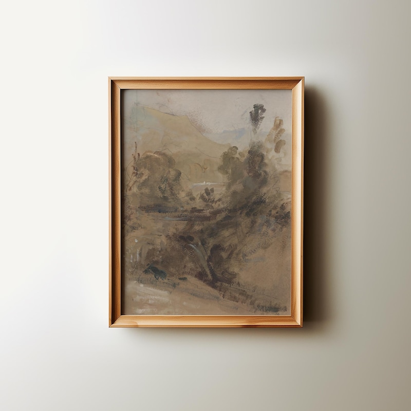 Artwork Warm Abstract - Etsy