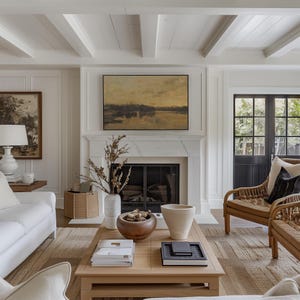 Samsung Frame TV Art | Cottage Core TV Art Neutral Landscape Oil ...