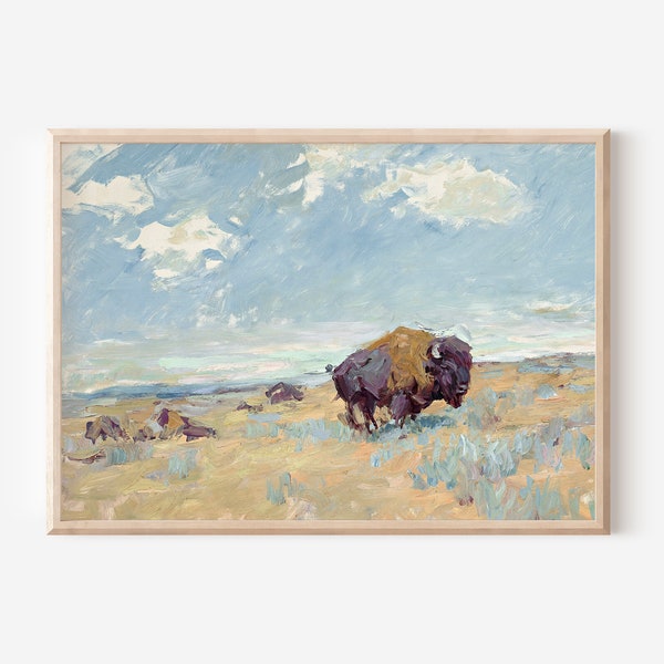 Buffalo Print - Etsy