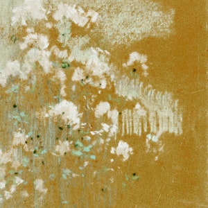 Cottage Core Art Neutral Abstract Floral Oil Painting | Fall Decor ...