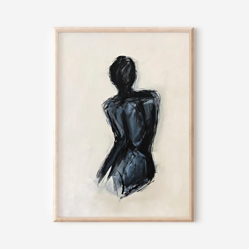 Abstract Figure Art - Etsy