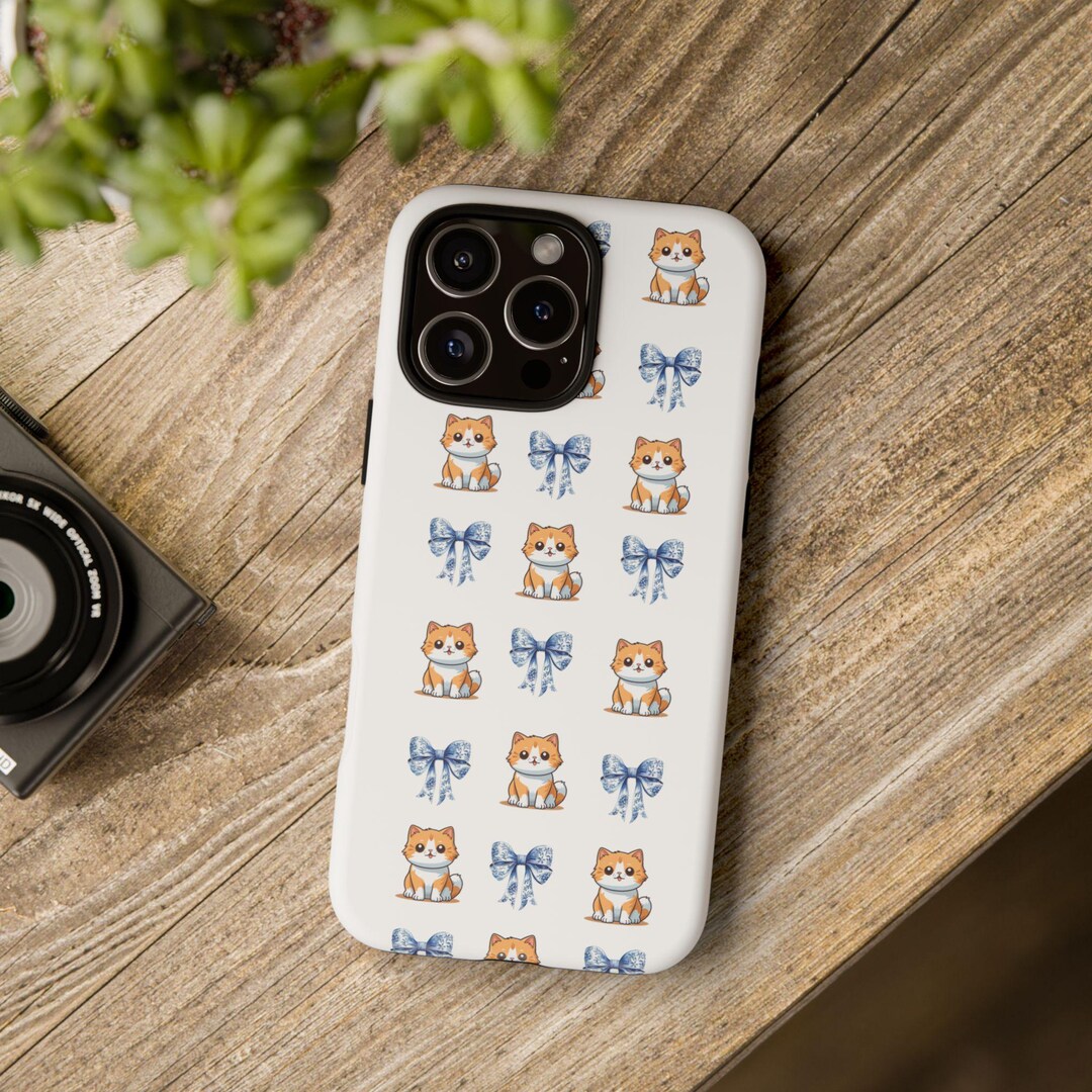 Phone Cases,bow and Cat Cute Design, Tough Case, Protective Cover, Slim ...