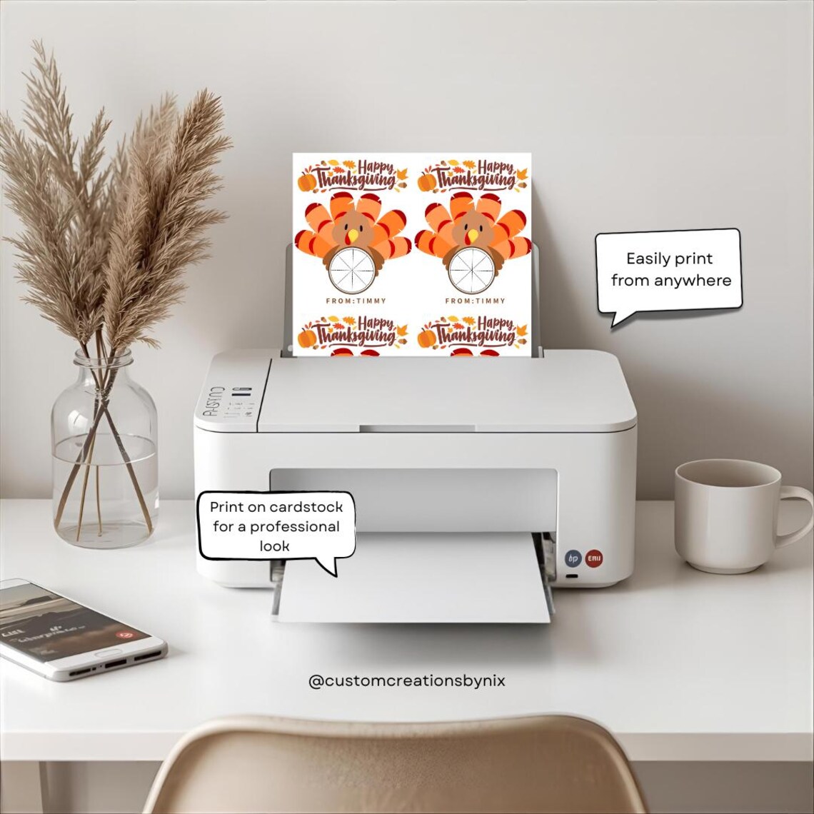 Thanksgiving Turkey Play-doh Cutout Cards: Classroom Favors (digital ...