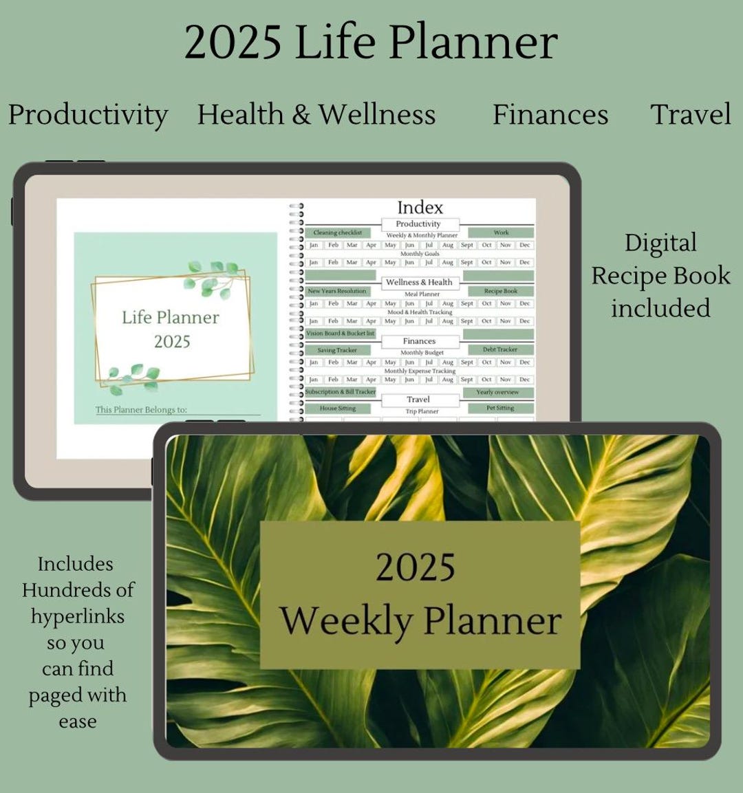 2025 Life Planner - Etsy