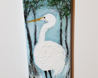 Crane paintings | Etsy