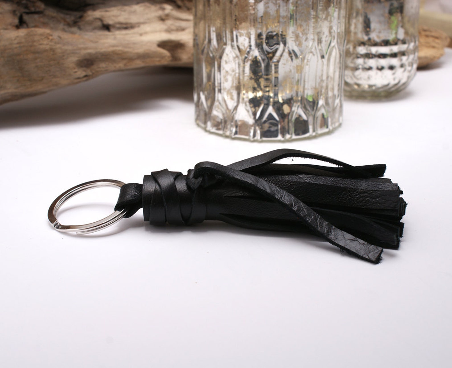 Leather Tassel Keychain Tassel Key Fob Tassel Key Ring | Etsy
