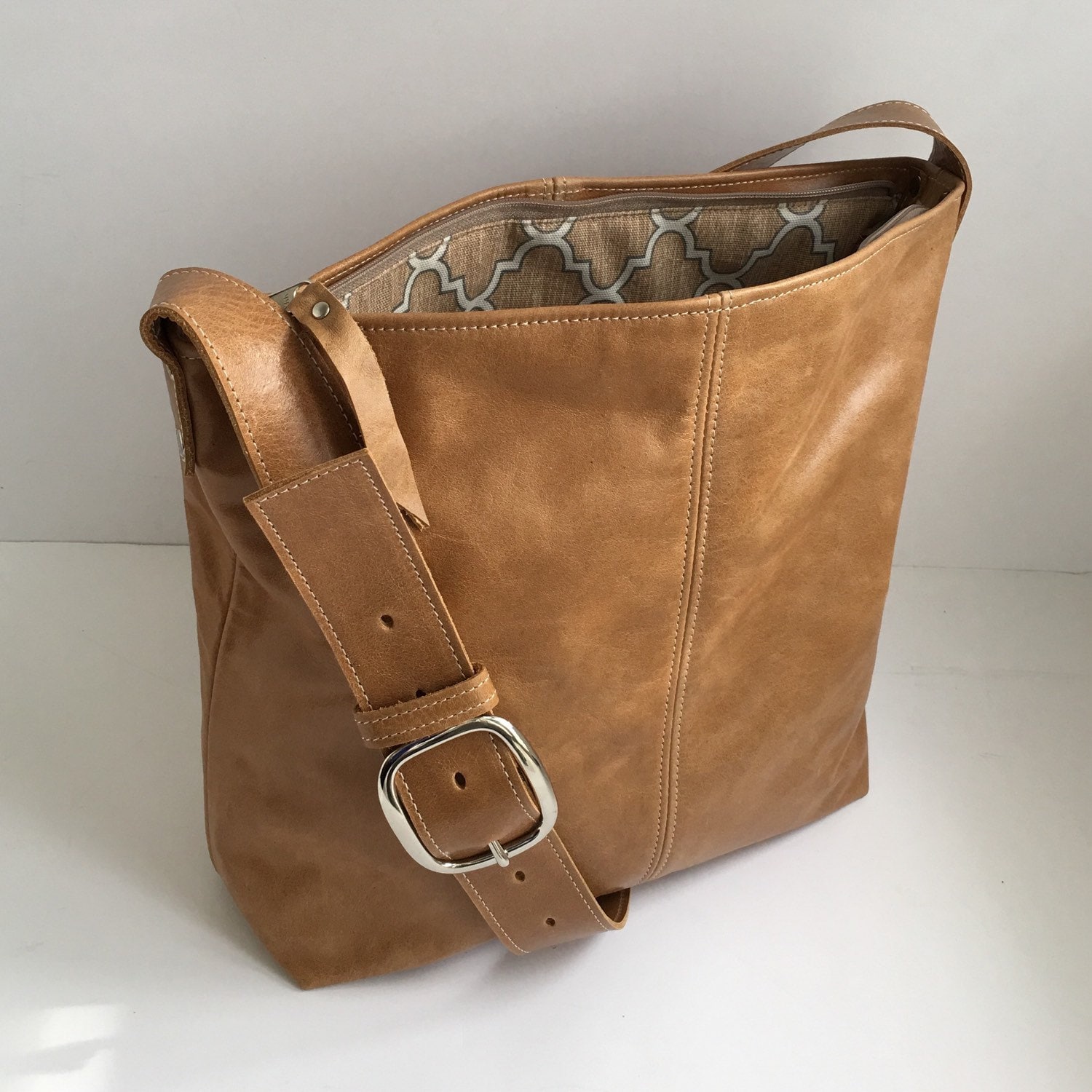 Add Zipper Top to Uma, Uskana, Indie or Messenger Leather Bag - Etsy