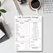 Editable and Instant Printable My Favorites Things List | Editable Gift ...