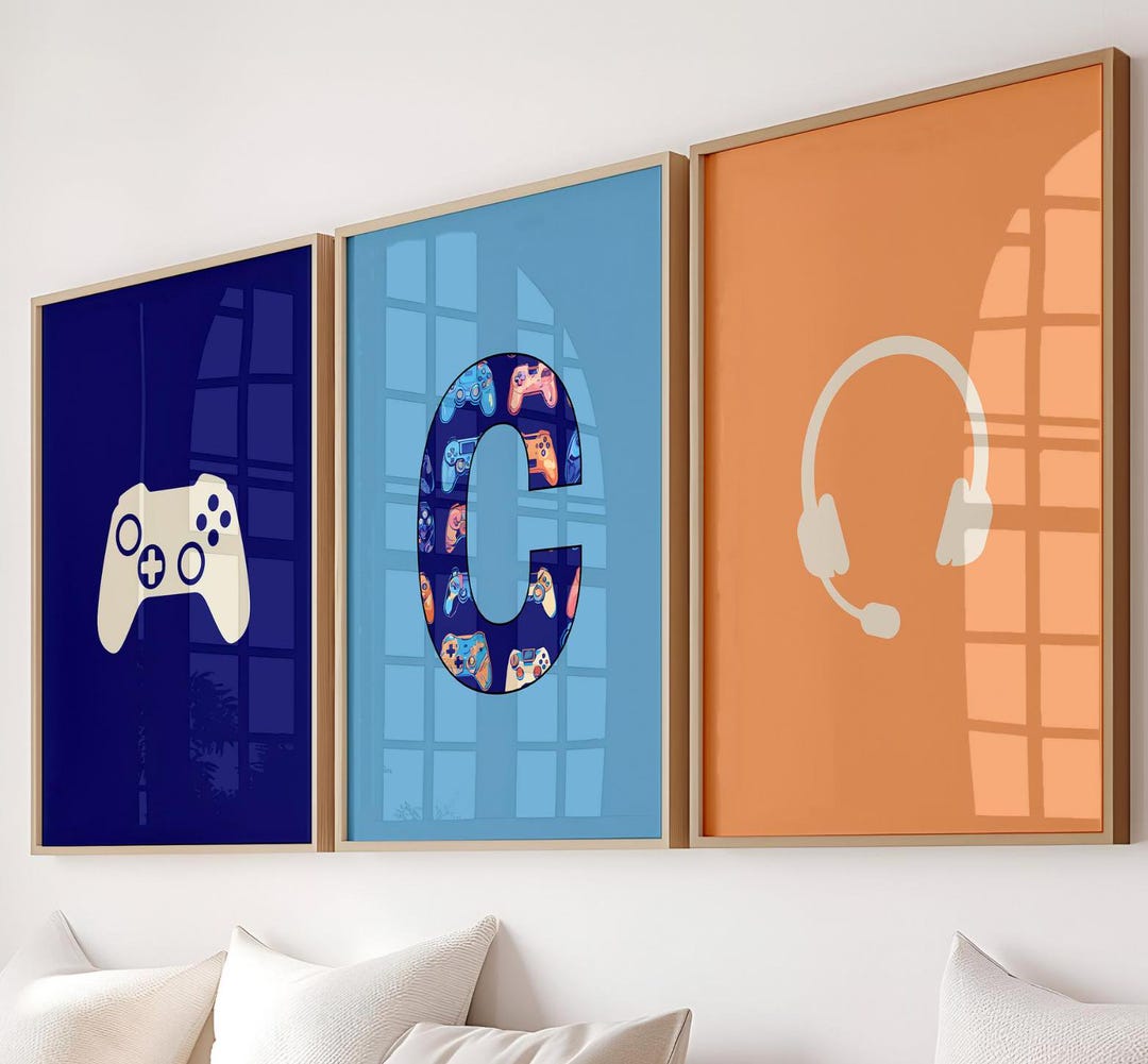 Video Game Decor L Gaming Poster L Video Game Poster L Teen Boy Gift L ...