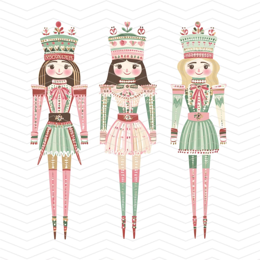 Nutcracker PNG L Pink Nutcracker PNG L Girl Nutcrackers L Christmas PNG ...