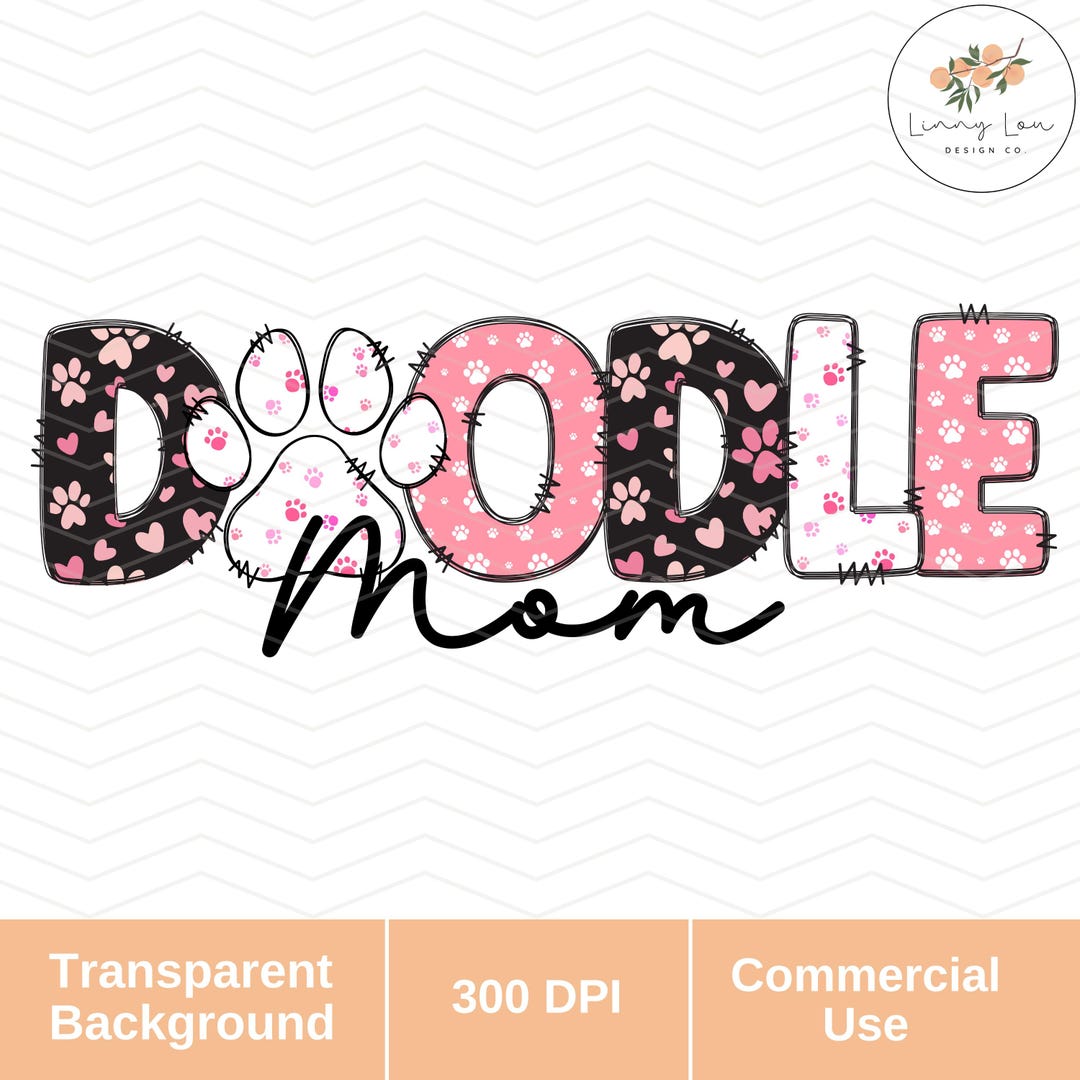 Doodle Mom PNG | Doodle Mama PNG | Dog Mama Sublimation | Mother's Day ...
