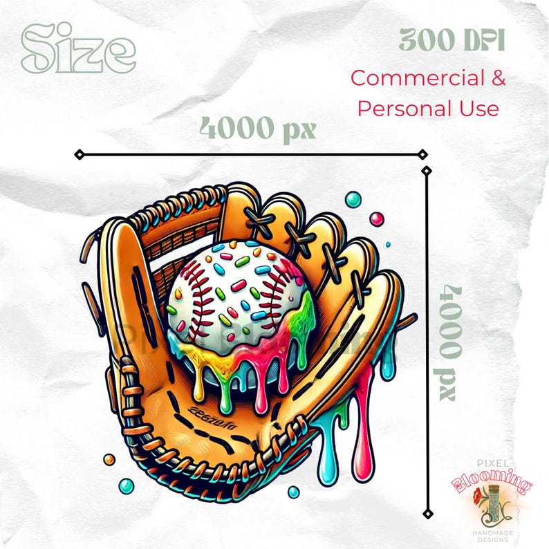 Icecream Drip PNG | Baseball Ice Cream | Ice Cream Drip | Youth ...