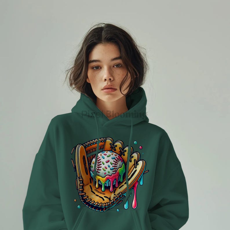 Icecream Drip PNG | Baseball Ice Cream | Ice Cream Drip | Youth ...