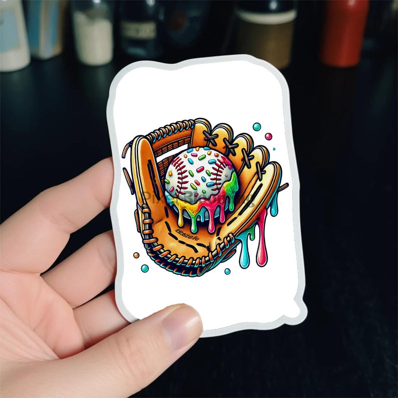 Icecream Drip PNG | Baseball Ice Cream | Ice Cream Drip | Youth ...