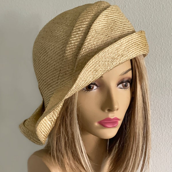Straw Cloche Hat - Etsy