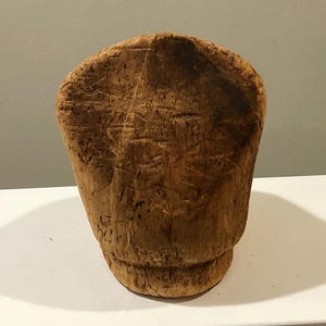 FEZ Wooden Crown Hat Block Hat Making Tools Millinery Supplies, Balsa ...