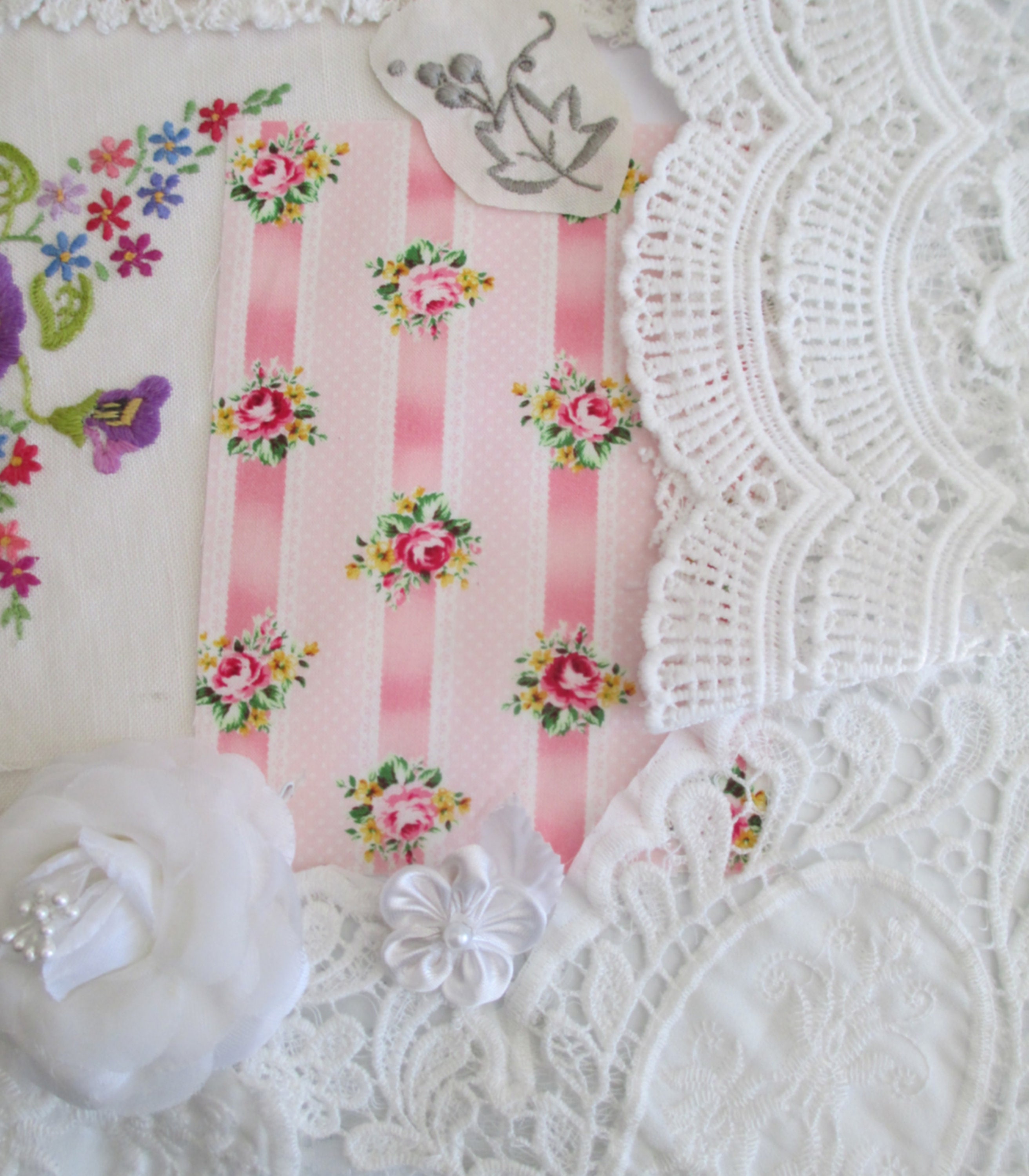 Slow Stitching Bundle, Fabric Craft Pack, Junk Journal Pack, Hand ...