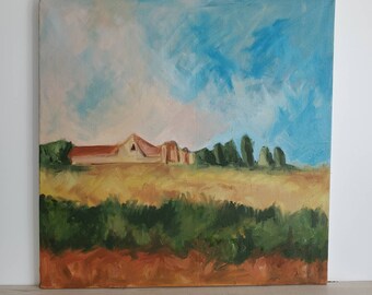 Iowa Barn Painting - Etsy