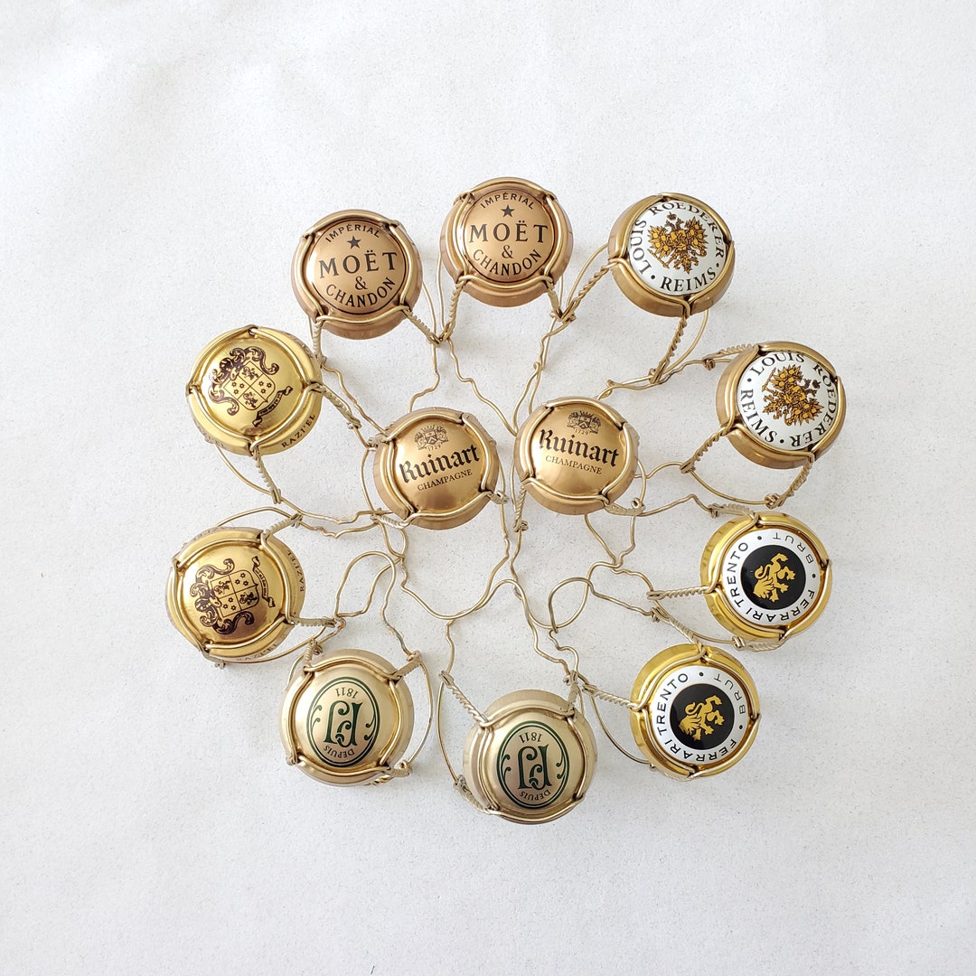 Champagne Cages With Caps Buttons Crowns Muselet Agraffe Reims Moet ...