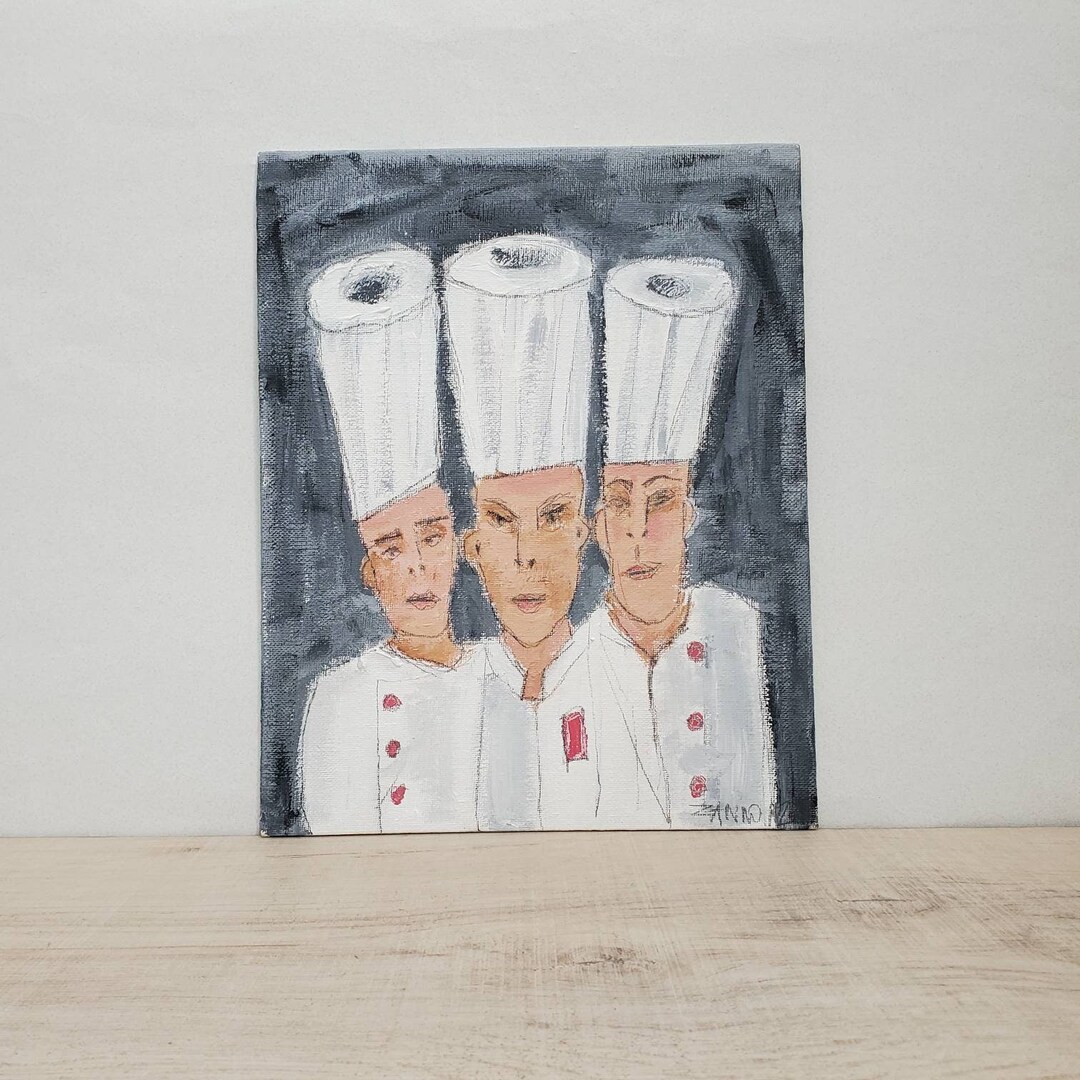 Chef Painting Gift for Chefs Foodie Cook Baker Pastrychef Original ...