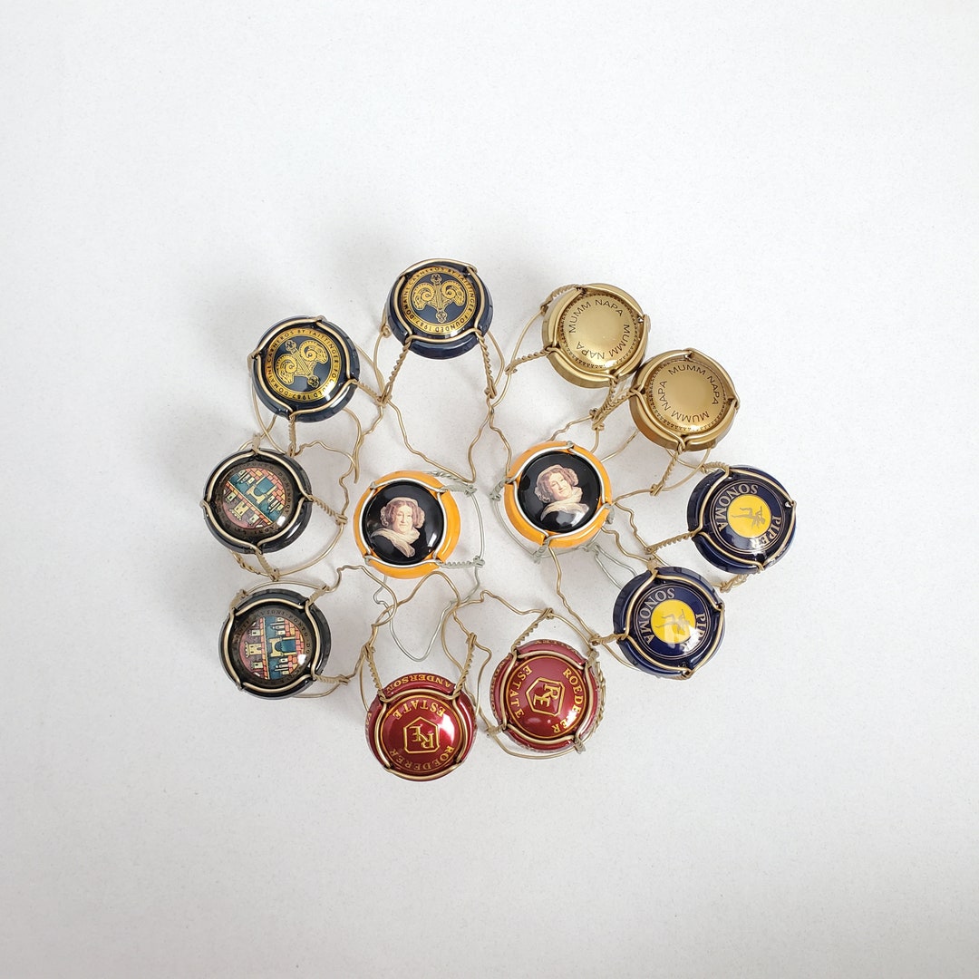 Champagne Cages With Caps Buttons Crowns Muselet Agraffe Moet Chandon ...