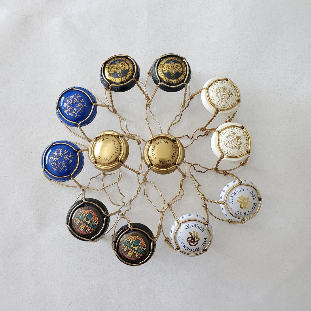 Champagne Cages With Caps Buttons Crowns Muselet Agraffe Reims Moet ...
