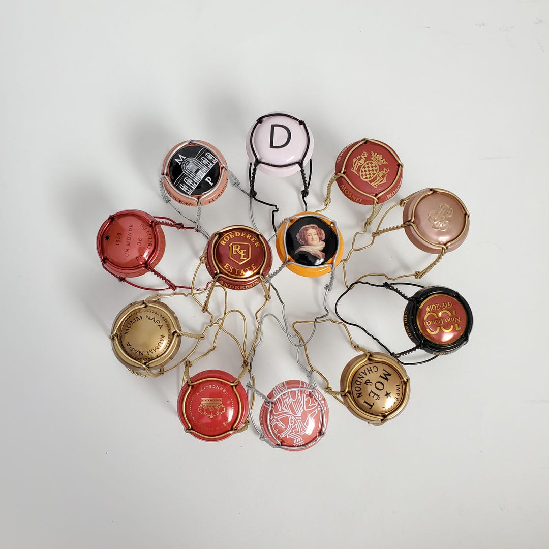 Champagne Cages With Caps Buttons Crowns Muselet Agraffe Reims Moet ...