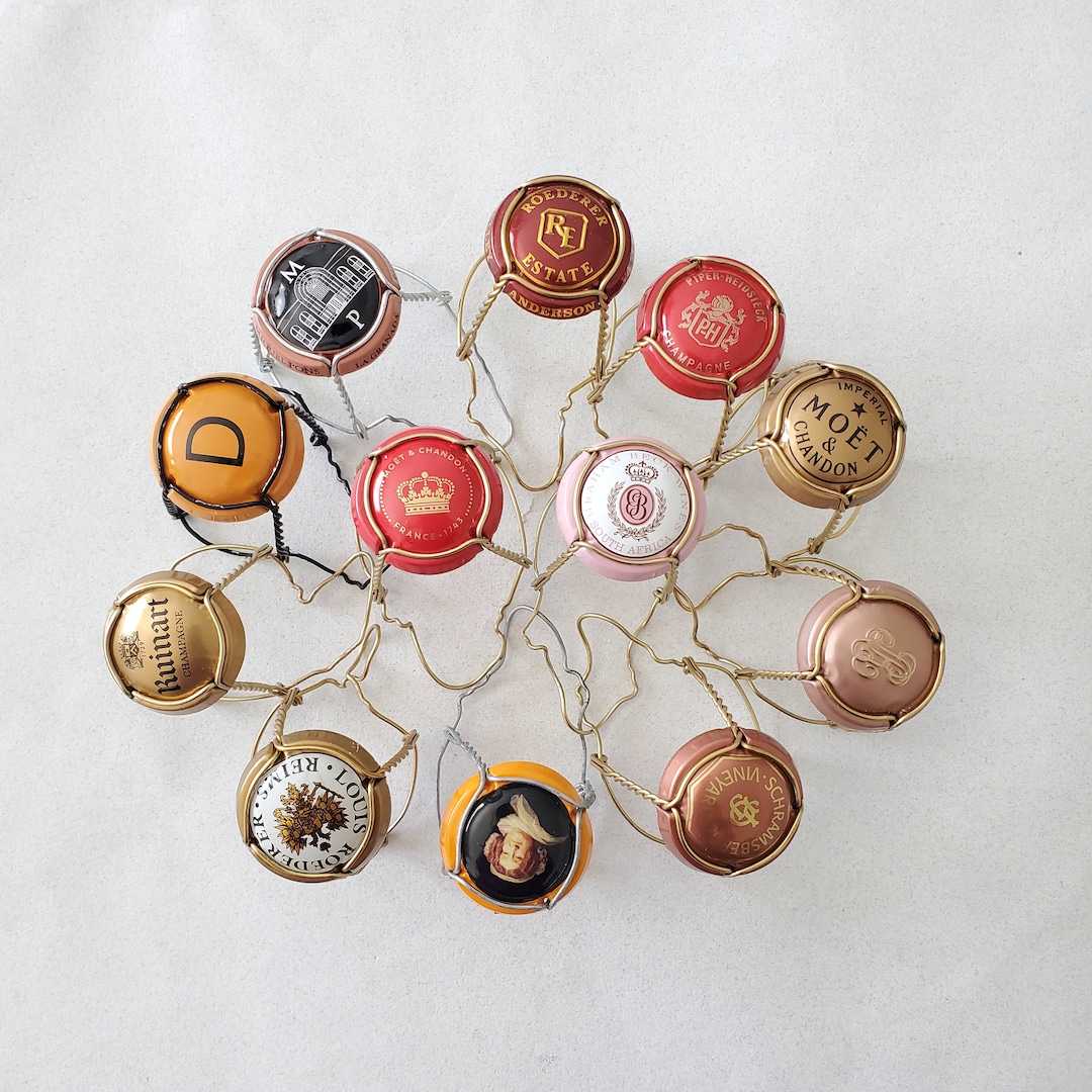 Champagne Cages With Caps Buttons Crowns Muselet Agraffe Reims Moet ...