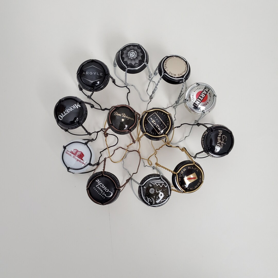 Champagne Cages With Caps Buttons Crowns Muselet Agraffe Dom Perignon ...