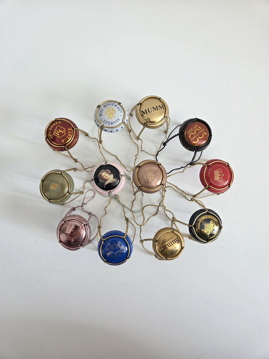 Champagne Cage Crowns: Muselet Agraffe - Craft Supply, Dozen - Etsy