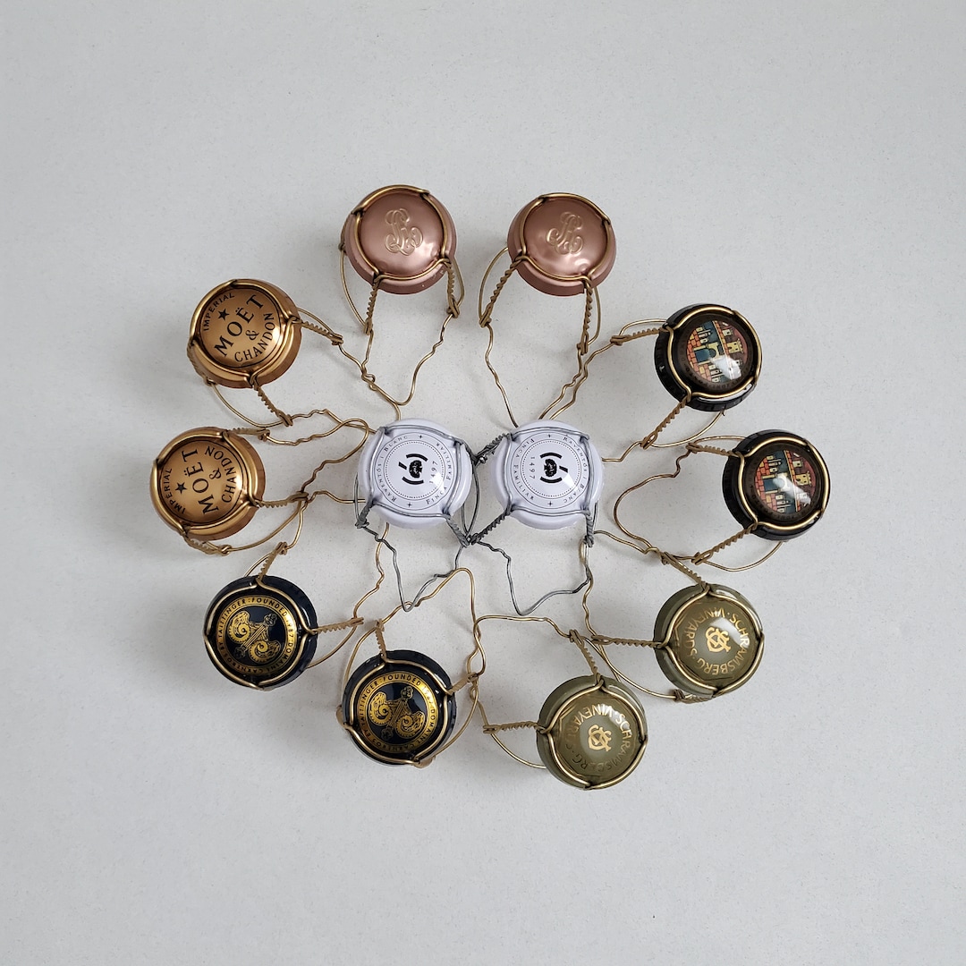 Champagne Cages With Caps Buttons Crowns Muselet Agraffe Dom - Etsy