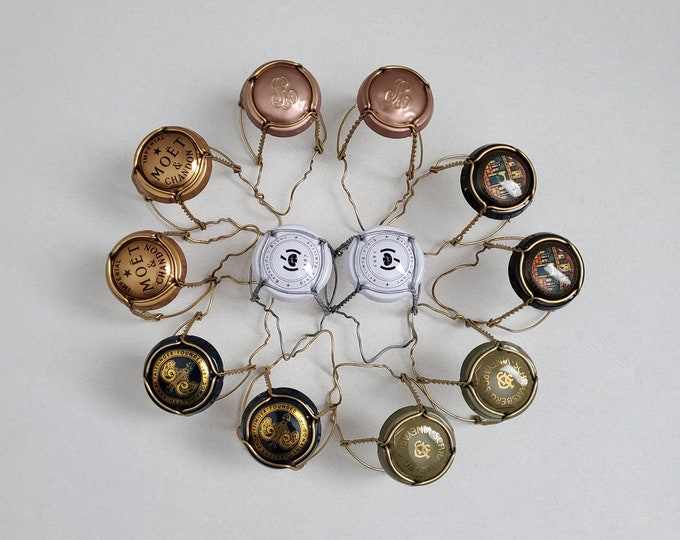 Champagne Cages With Caps Buttons Crowns Muselet Agraffe Dom Perignon ...