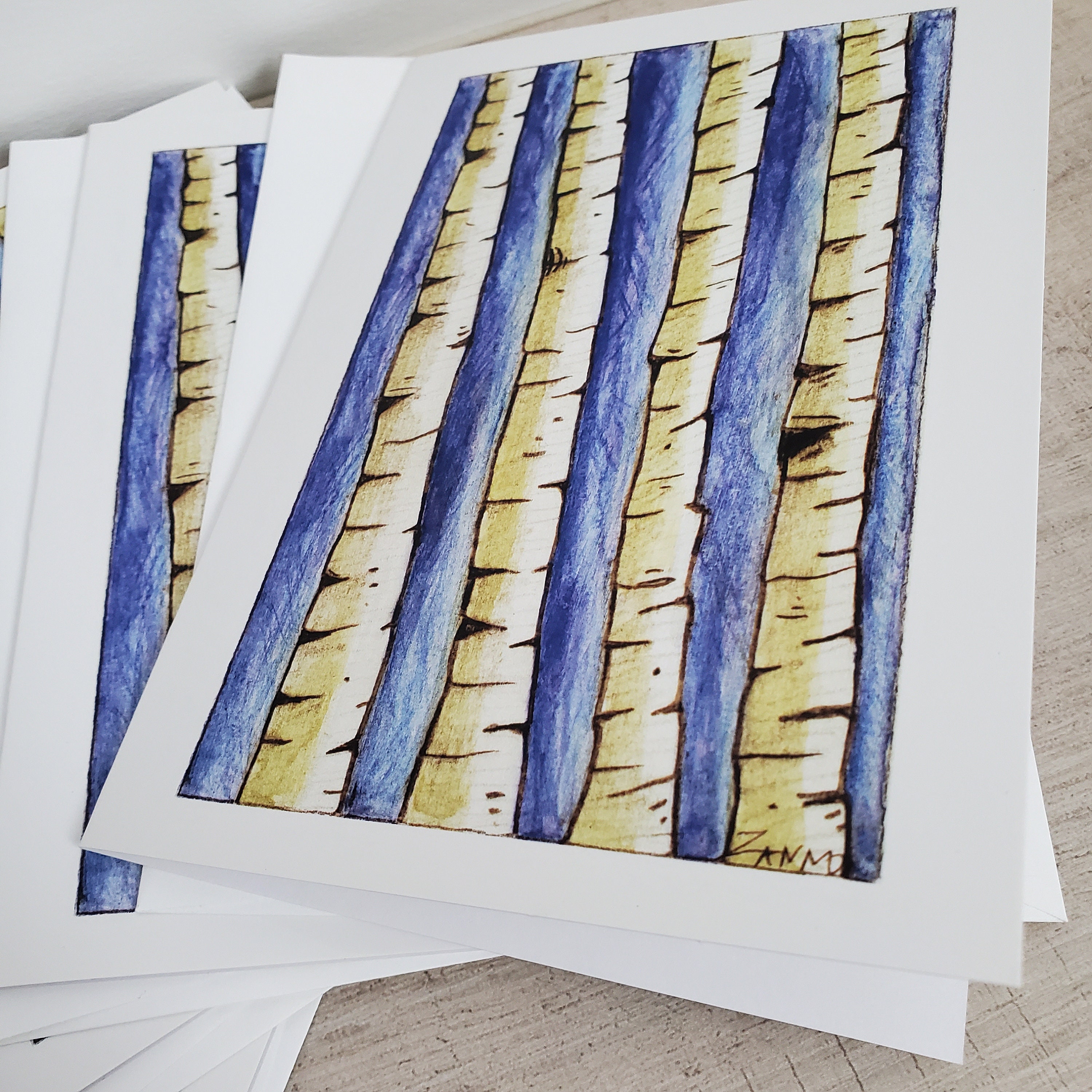 Aspen Tree Note Cards Local Utah Artist Park City Gift - Etsy