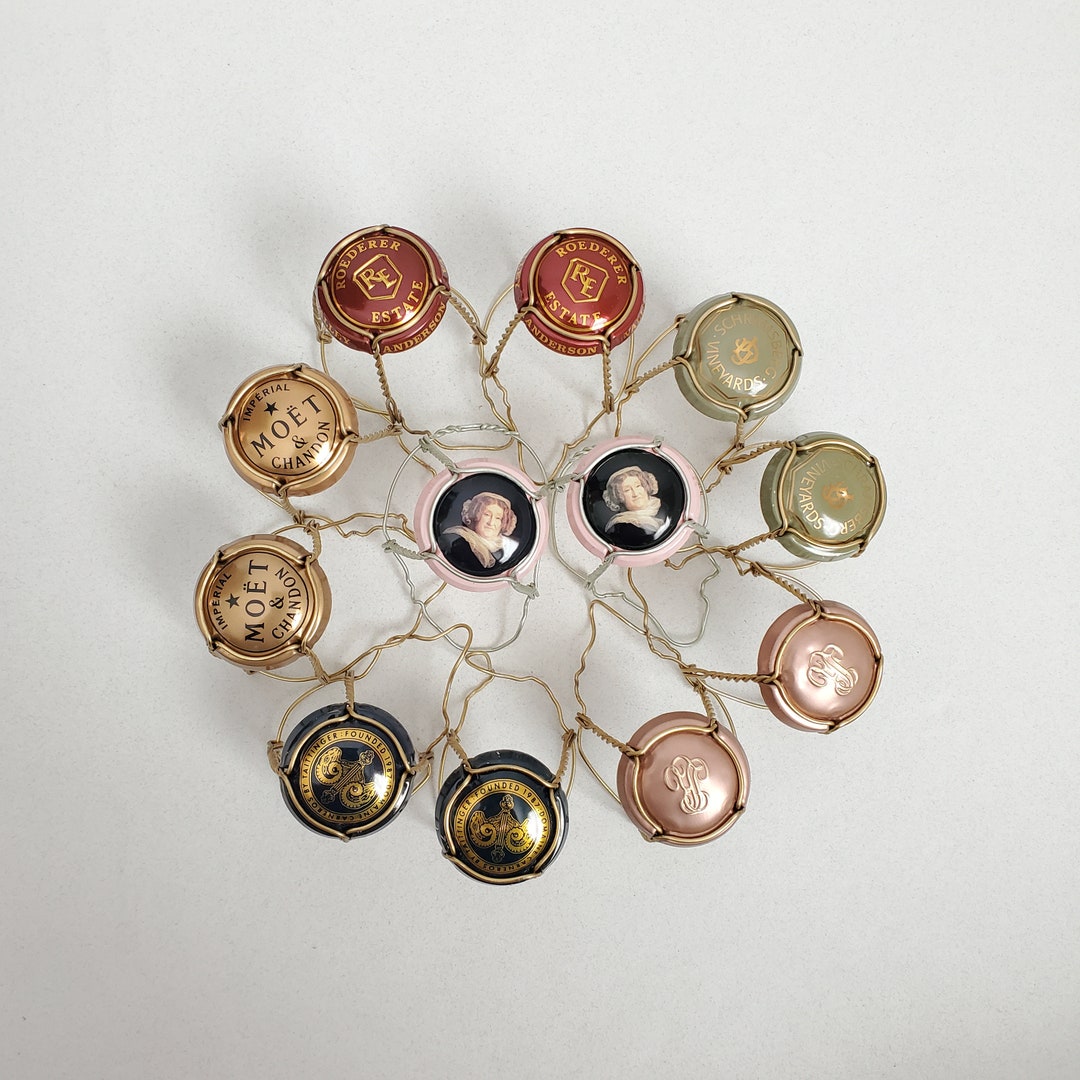 Champagne Cages With Caps Buttons Crowns Muselet Agraffe Tattinger Moet ...