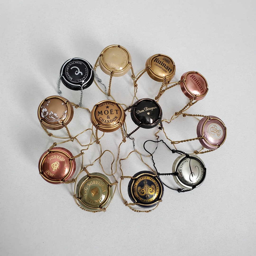 Champagne Cages With Caps Buttons Crowns Muselet Agraffe Moet - Etsy