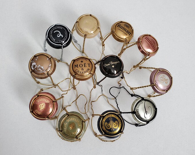 Champagne Cages With Caps Buttons Crowns Muselet Agraffe Moet Chandon ...