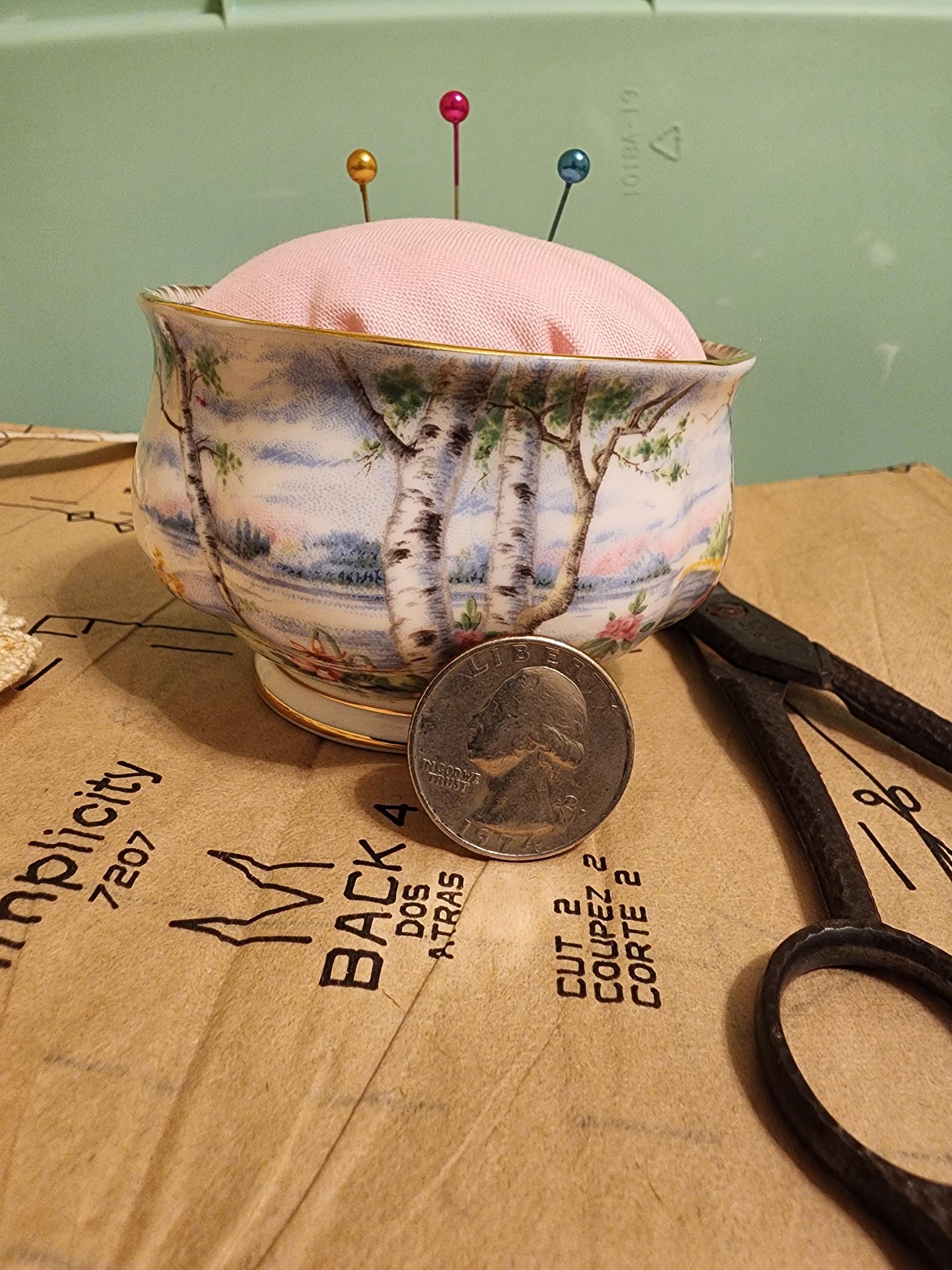 Silver Burch Pin Cushion - Etsy